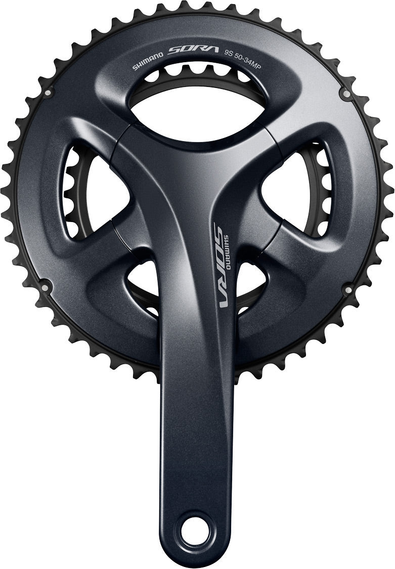 Shimano FC-R3000 Sora 9 Speed Double 50/34T Chainset – Stamford Cycle Co.